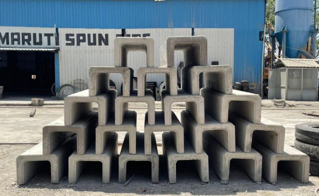 Precast U-Drain – Maruti Spun Pipes